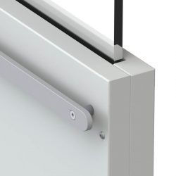 Mobile lead shield, height adjustable - Kenex