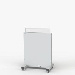 Mobile lead shield, height adjustable - Kenex